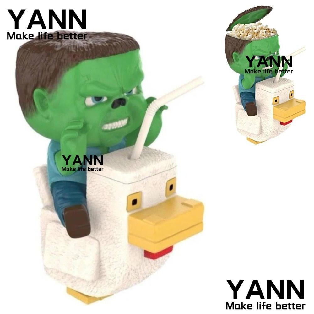 YANN1 Chicken Jockey Combo Set, PVC Movie Theater Chicken Jockey ...