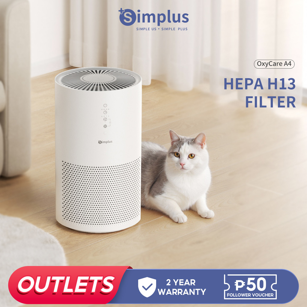 Simplus Air Purifier Efficient HEPA H13 Filter 330m³/h CADR Smart Auto ...