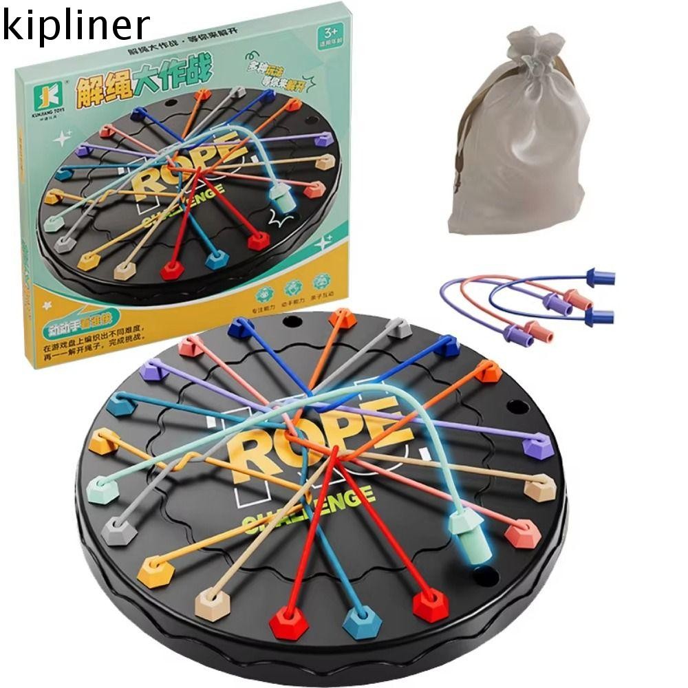 KIPLINER Kid Rope Knots Game, Logical Thinking Twisted Connected Line ...