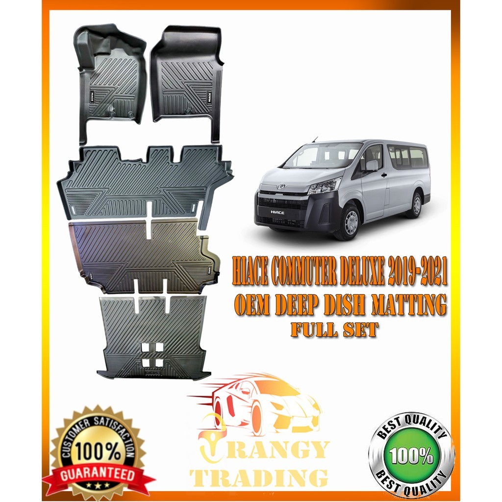 Toyota Hiace Commuter Deluxe 2019 to 2025 OEM TPE Full set Deep Dish ...