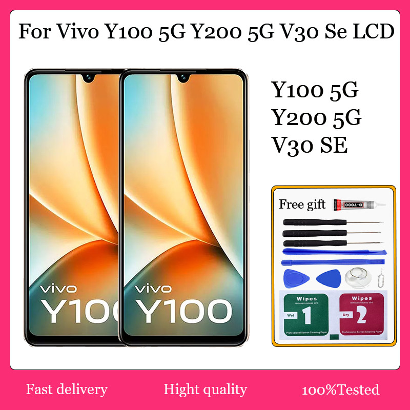 Original AMOLED For Vivo Y100 5G Y200 5G LCD Display Touch Screen ...