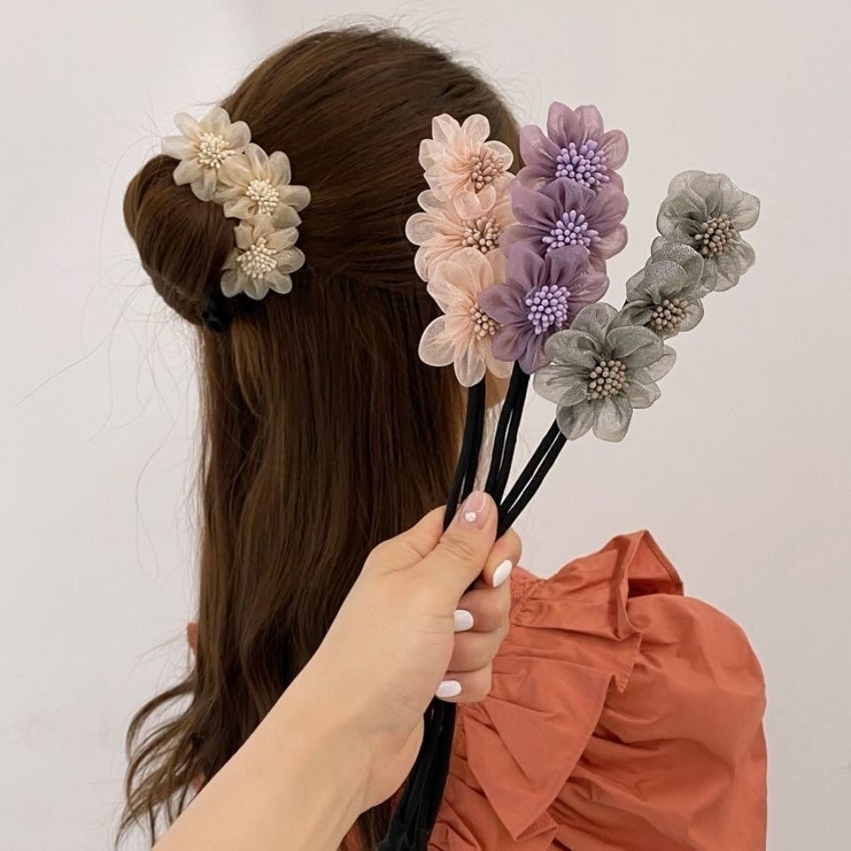 Flower Hairpin Maker Tool To Twist Hairpin Tool Hair Accessories women ...
