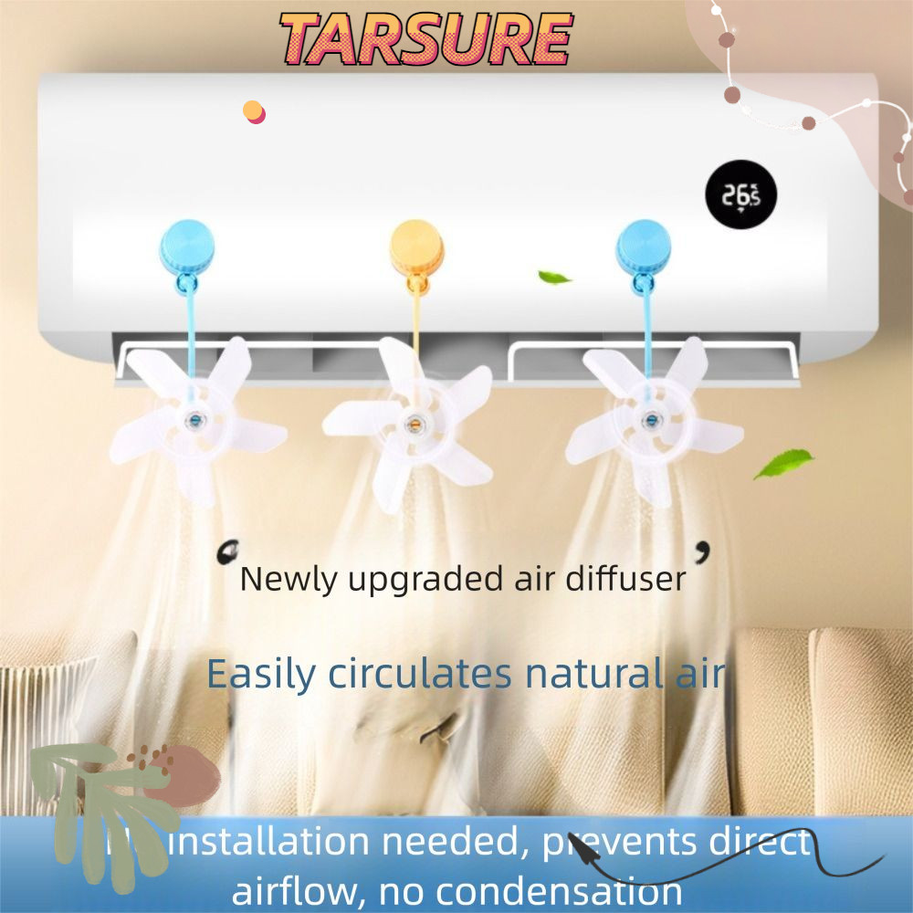 TARSURR Air Conditioning Windshield, Adjustable Angles Anti-direct Air Conditioner Fan, Windmill ...