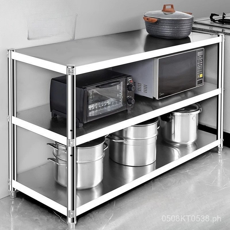 Stainless Steel Household Workbench Multi-Functional Rack Kitchen Floor ...