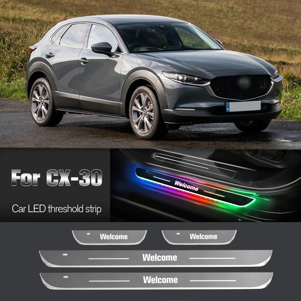 Car Door Sill Light For Mazda CX-30 CX30 CX 30 DM 2019-2023 Customized ...