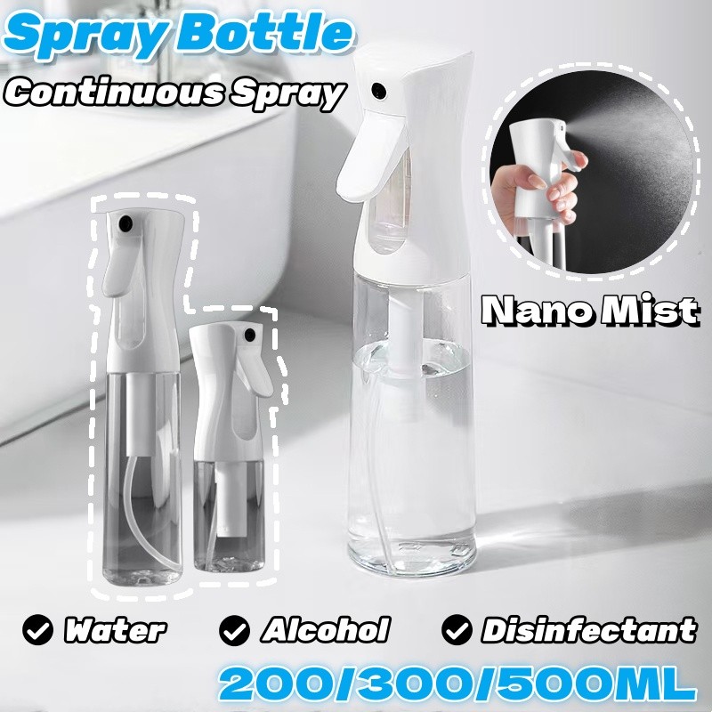 200ml 300ml 500ml Spray Bottle Nano Mist Alcohol Dispenser Continuous ...