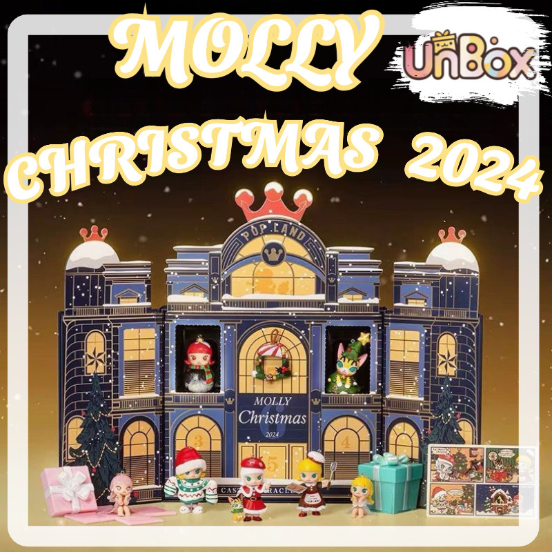 MOLLY Christmas 2024 Castle Miracle Box Series(7 PCS) POP MART [Genuine ...