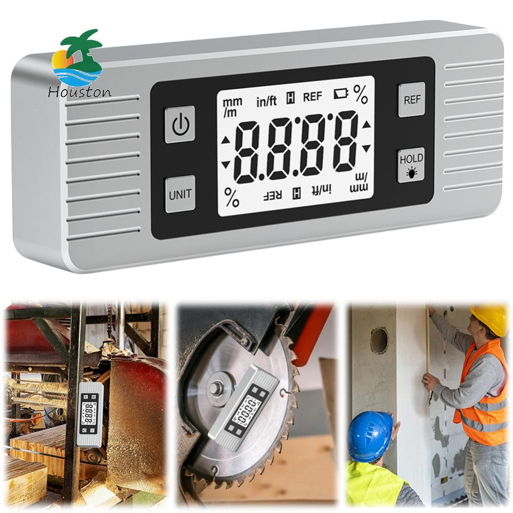 Digital Protractor Magnetic Angle Finder 360 Degree Electronic Level ...