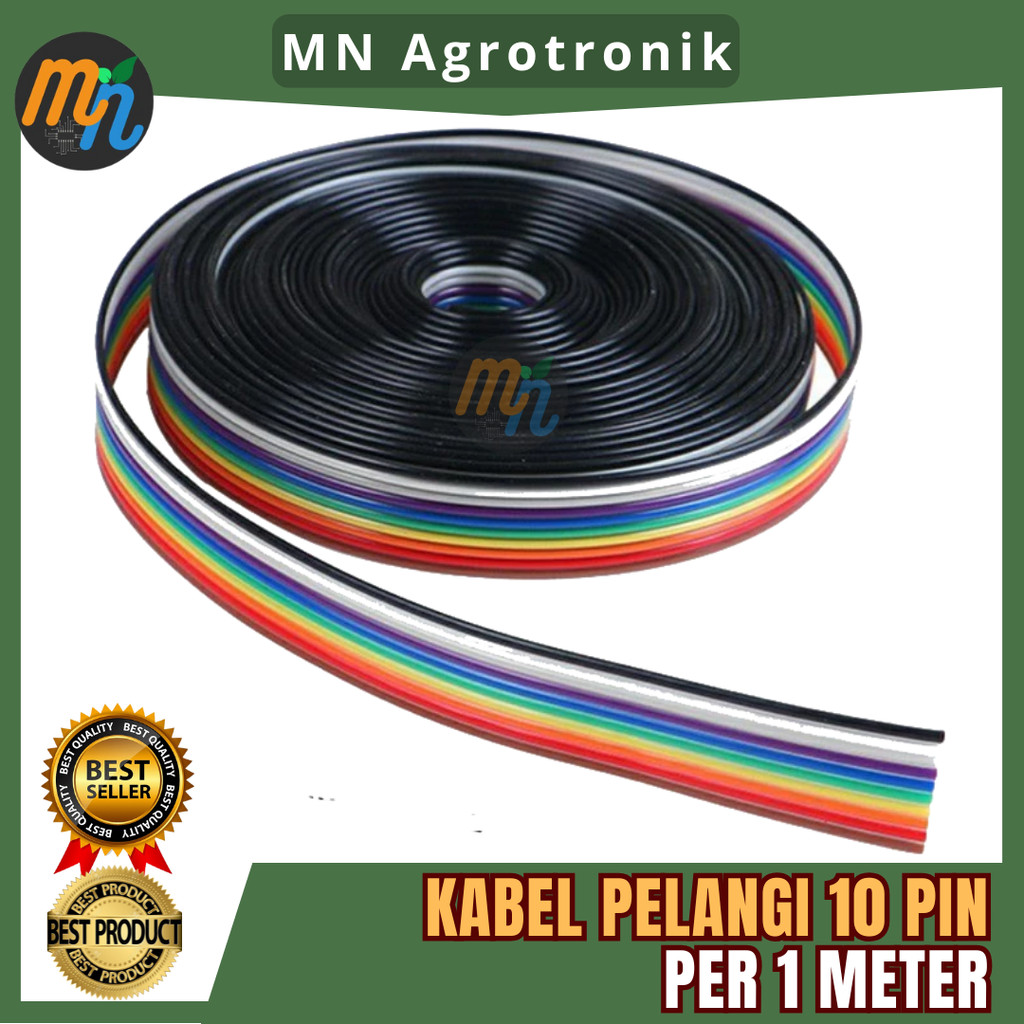 Rainbow CABLE 10P 10 PINS PER 1 METER | Shopee Philippines
