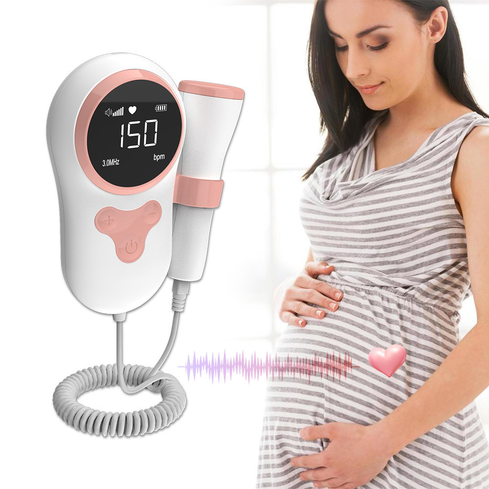Baby Heart Rate Detector Ultrasonic Baby Heartbeat Monitor Fetal ...
