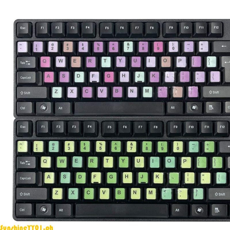 SUN Universal Color Key Stickers English Keyboard Stickers Customize ...