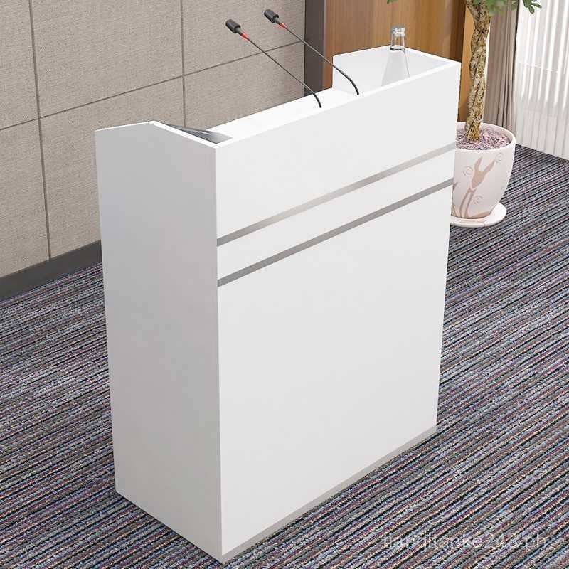 Podium Modern Minimalist Podium Speaker's Platform Reception Desk MC ...