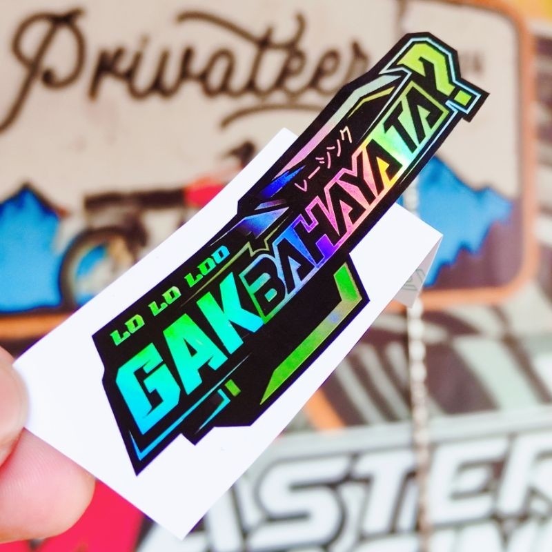 Sticker lo lo loo not dangerous ta (cutting) | Shopee Philippines