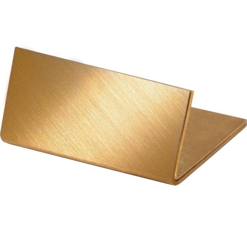 Retro Brass Card Holder Card Stand Business Card Holder Menu Holder ...