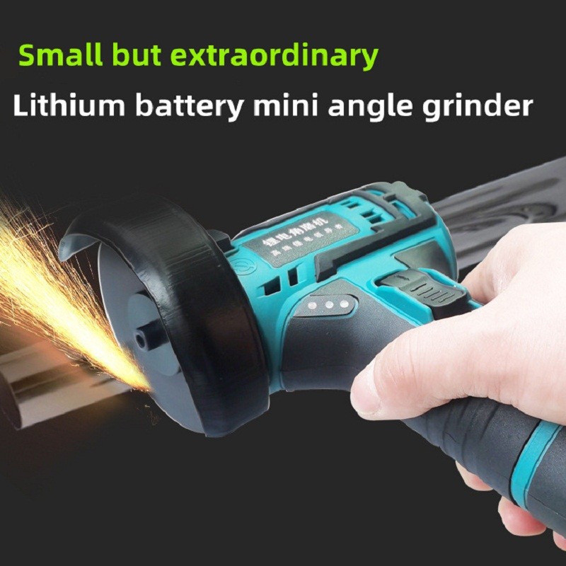 Mini Lithium Battery Miniature Small Home Rechargeable Angle Grinder ...