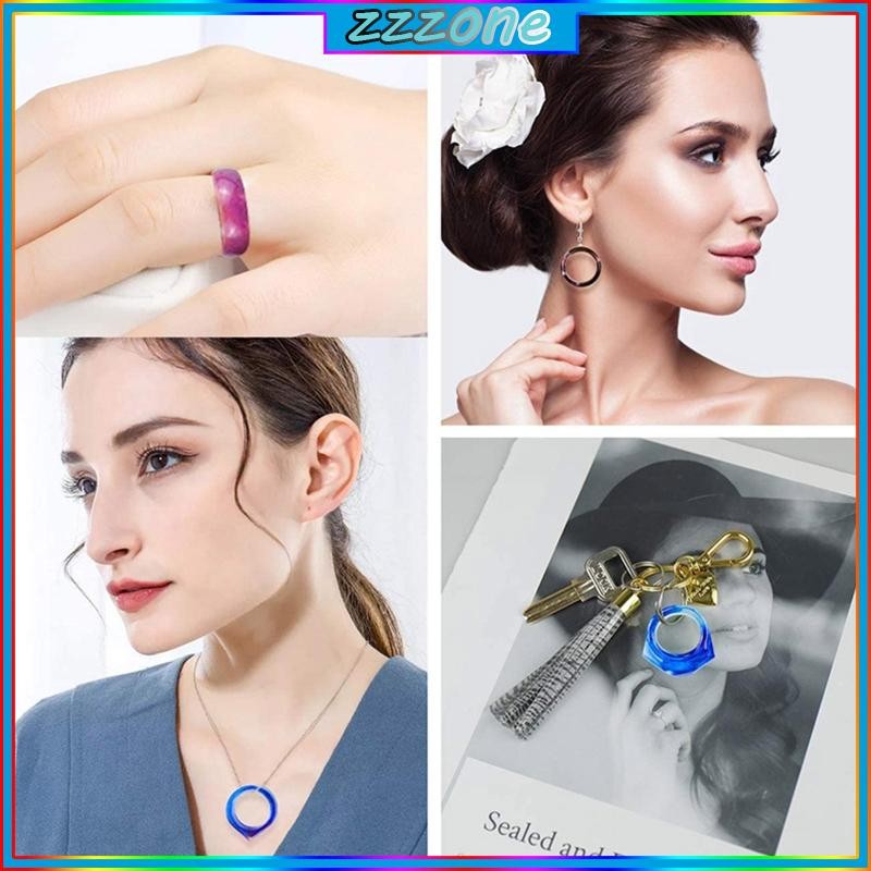 zzz 3x Ring Casting Mold Resin Casting Circle Jewelry Molds DIY Craft ...