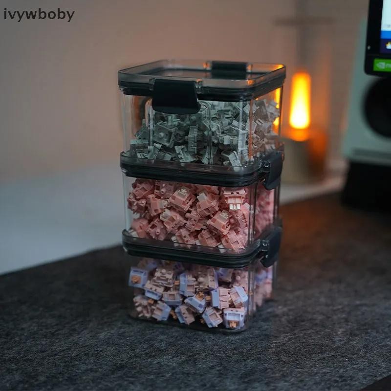 [IVY] Keyboard Switches Container Storage Box PC Polycarbonate Switches ...