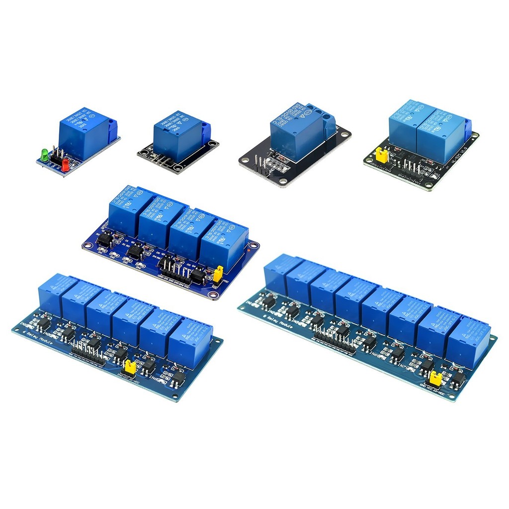 5V 1/2/4/6/8 Channel Relay Module Board Shield with optocoupler Support High and Low Level ...