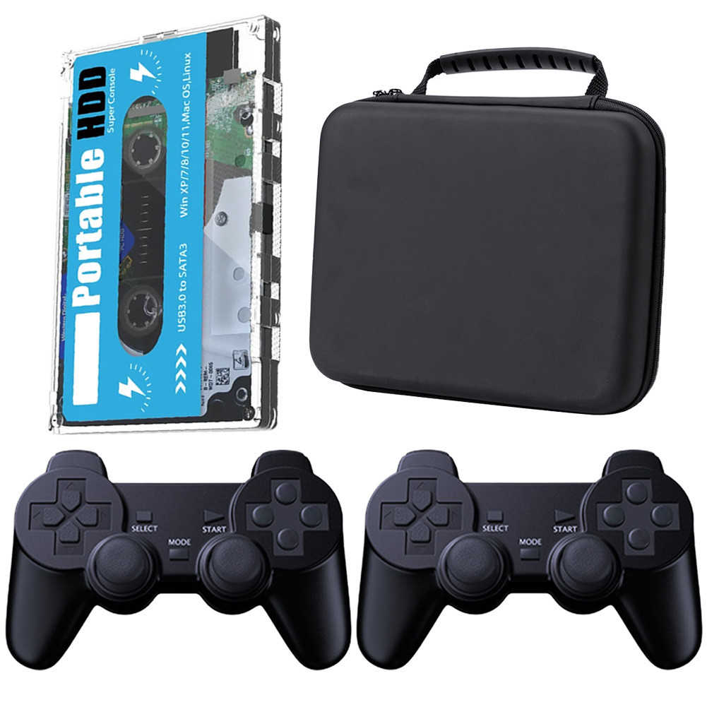 [Sunfayss.ph] 500G HDD Plug and Play Mobile Game Hard Disk Batocera Retro Disk Gaming Console ...