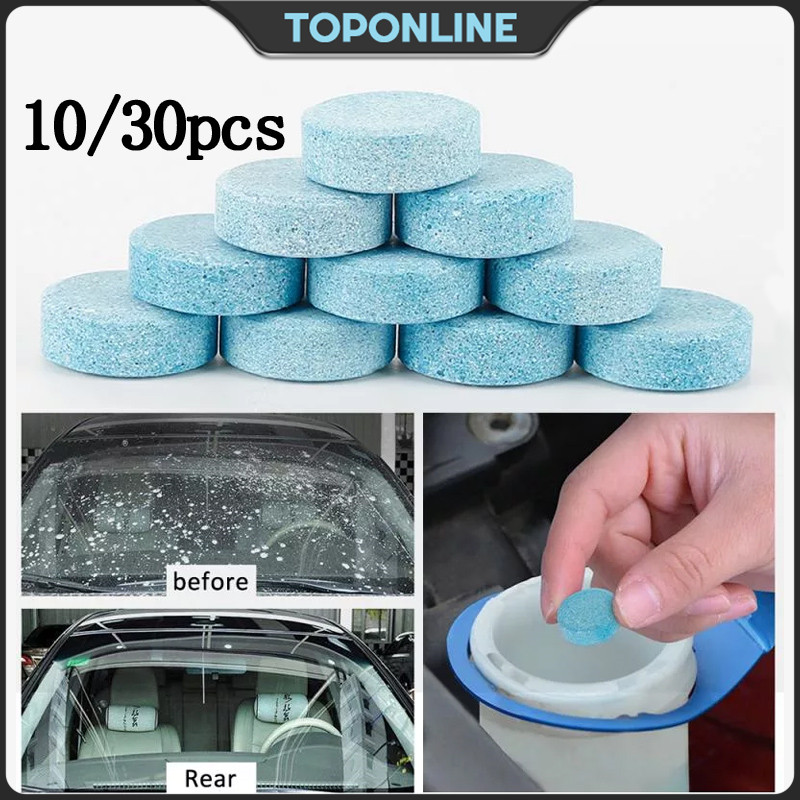 30Pcs Solid Car Wiper Fluid Cleaner Car Window Windshield Cleaning ...