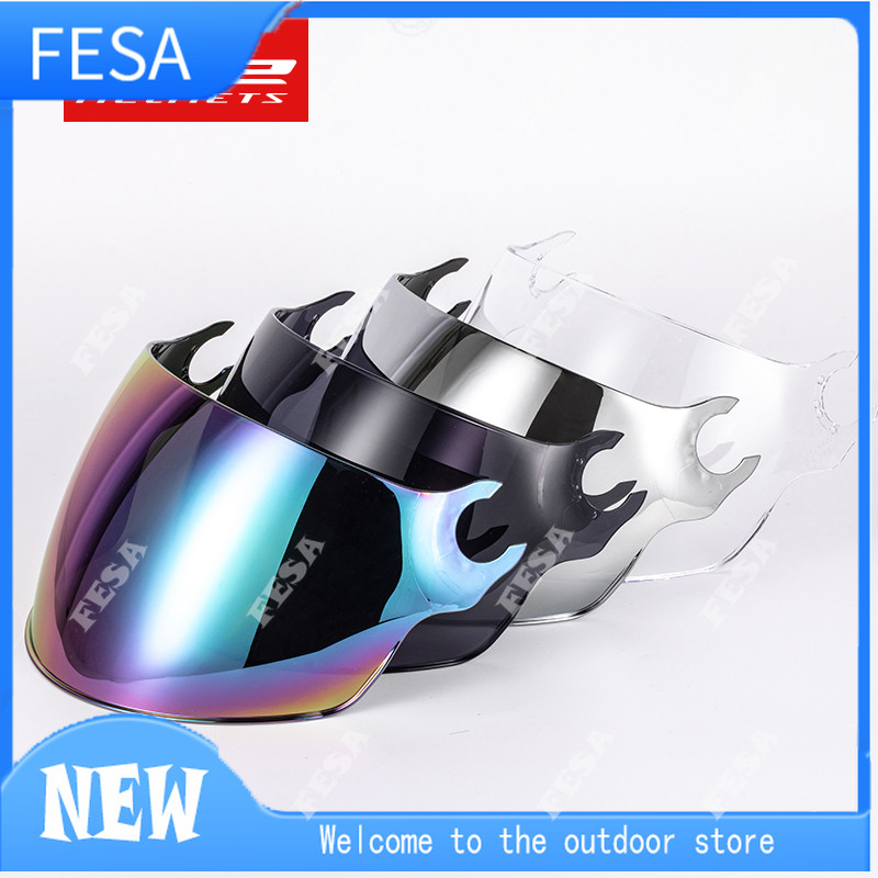 LS2 airflow helmet visor transparent black silver rainbow replace face ...