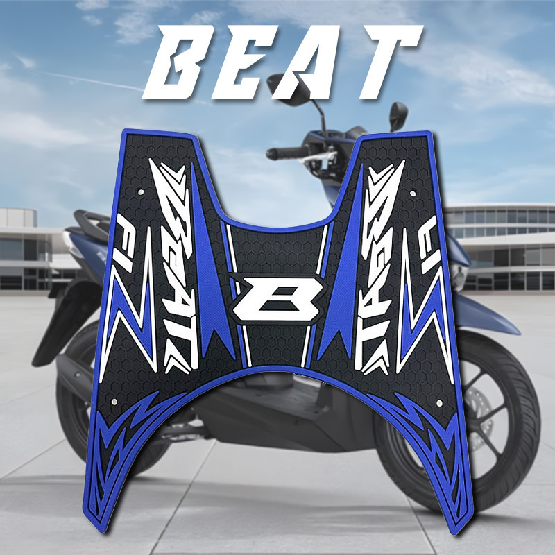 Honda Beat Fi V1/V2/Beat Street Rubber Matting With Bolts Motorcycle ...