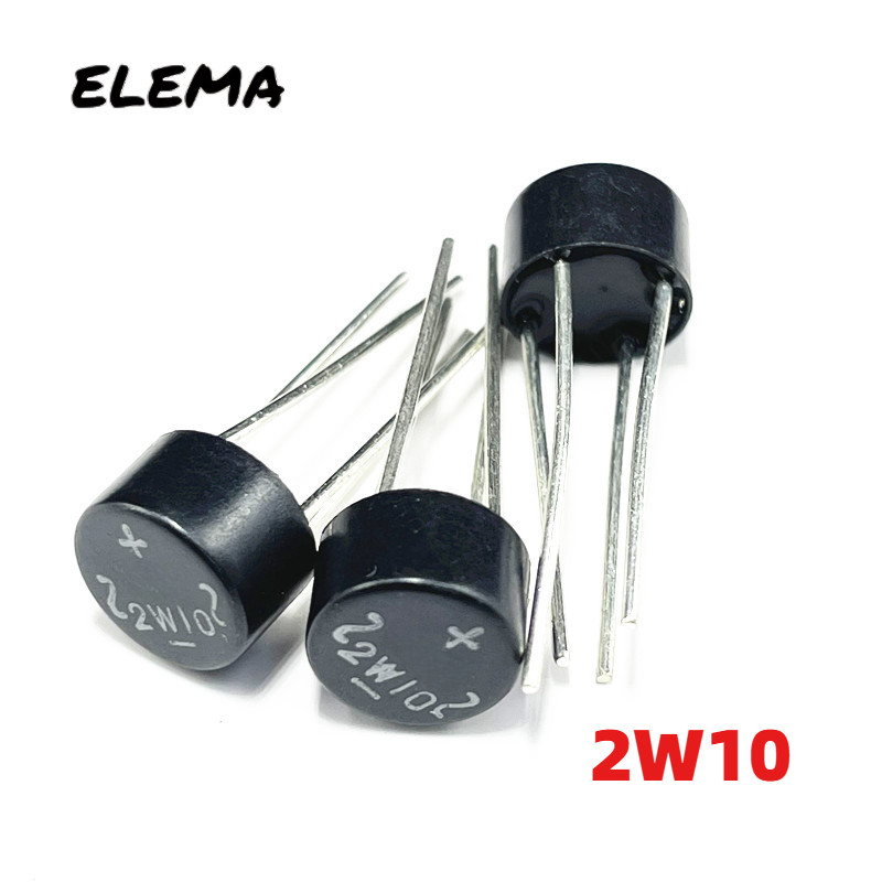 2W10 2A 1000V Bridge Rectifier DIP-4 2W10 Silicon Diodes Single Phase ...