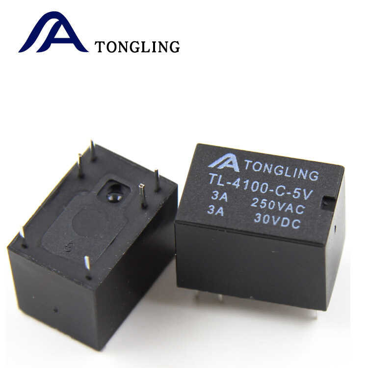 4100 6-pin 3A 250VAC conversion type DC 5V coil small signal relay JRC ...