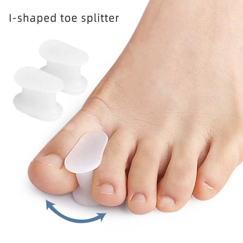 1Pair Feet Care Silicone Toe Separators Bunion Spacer Hallux Valgus ...
