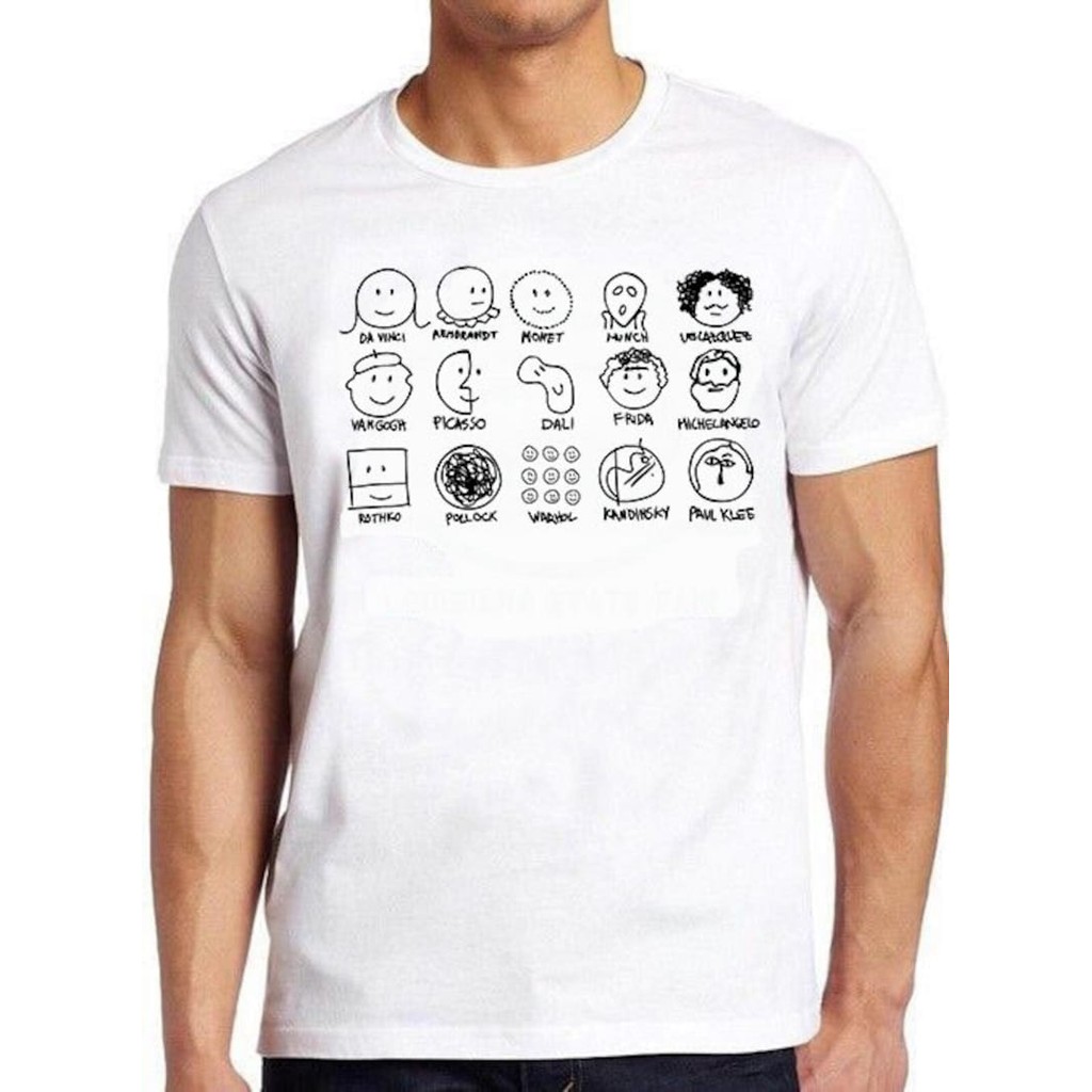 All Famous Artists Bob Dali Picasso Van Gogh Da Vinci Monet Retro Best ...