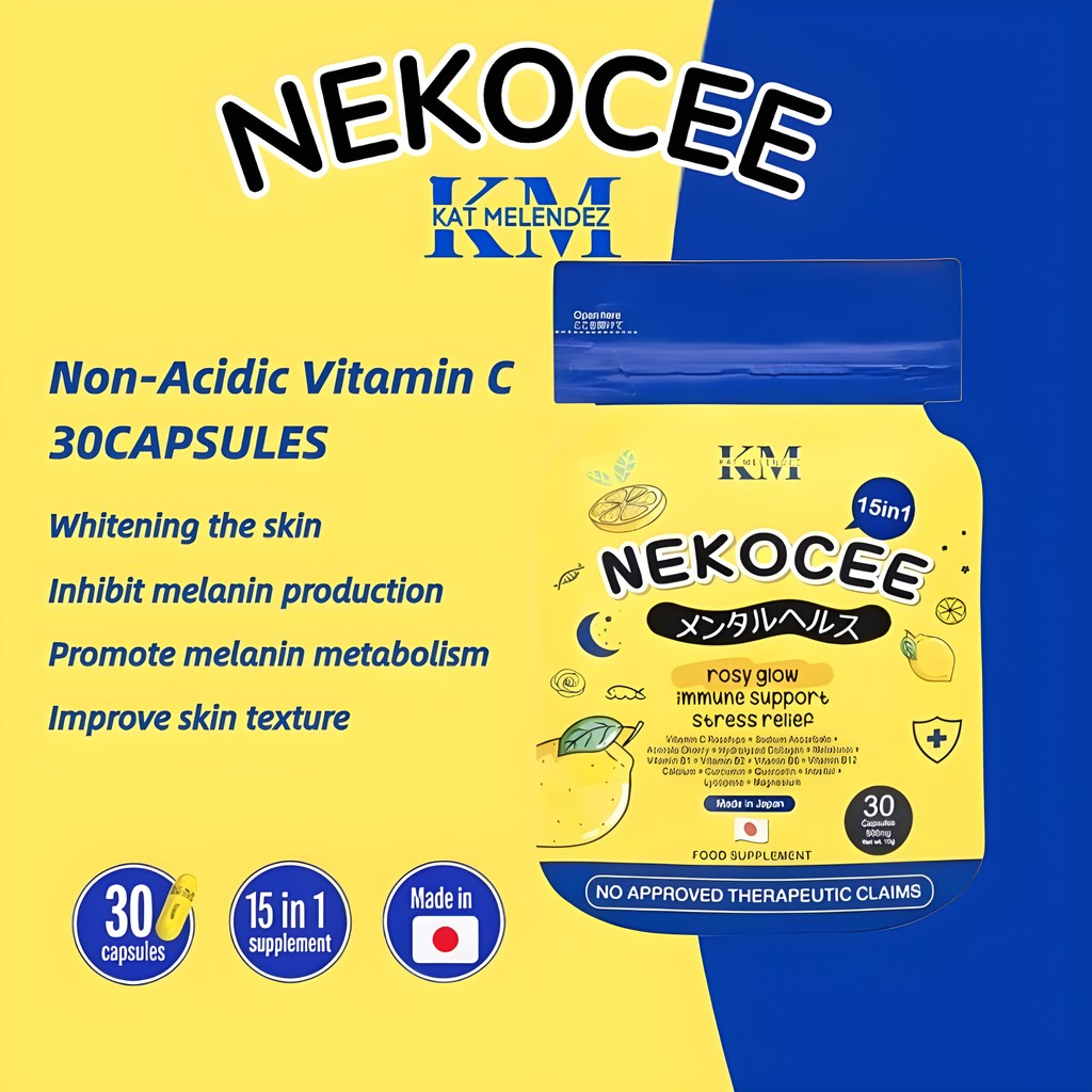 30 Capsules Kat Melendez Glutathione Collagen Capsules Nekocee 15in1 ...