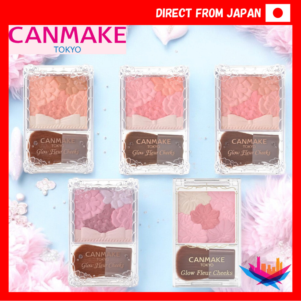 Canmake Glow Fleur Cheeks - Powder Blush Collection | Shopee Philippines
