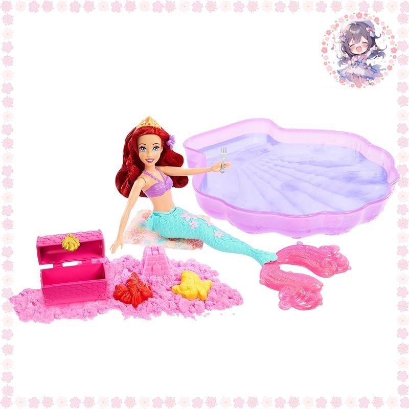 Disney Princess Ariel Beach ☆ Mermaid Dress-up Doll & House Playset ...