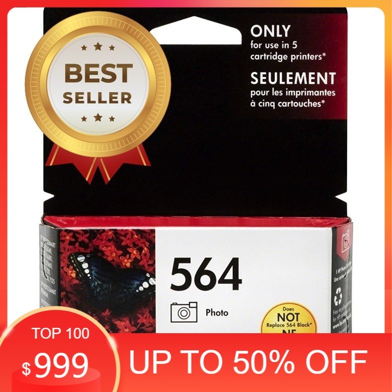 HP ink 564 (Photo Black) CB317WA Original Ink Cartridge / Computer ...