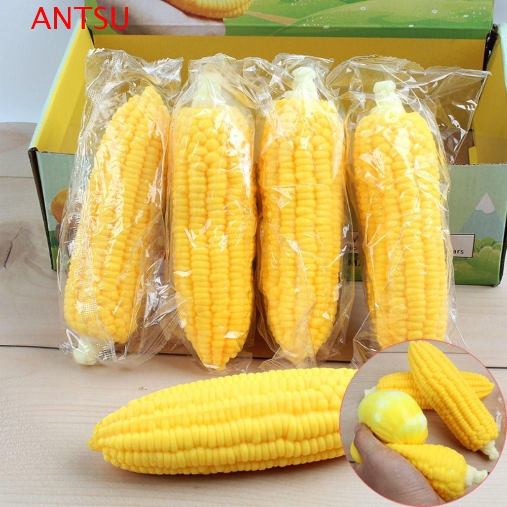 ANTSU Fidget Simulation Corn, Simulation Corn Slow Rising Vent Corn Toy ...