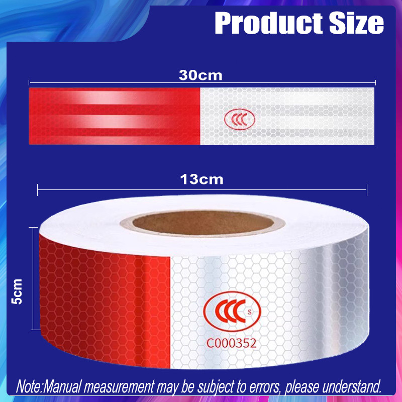 【Ready Stock/COD】Reflective Tape 30m Truck/Car/Machine Safety Warning ...