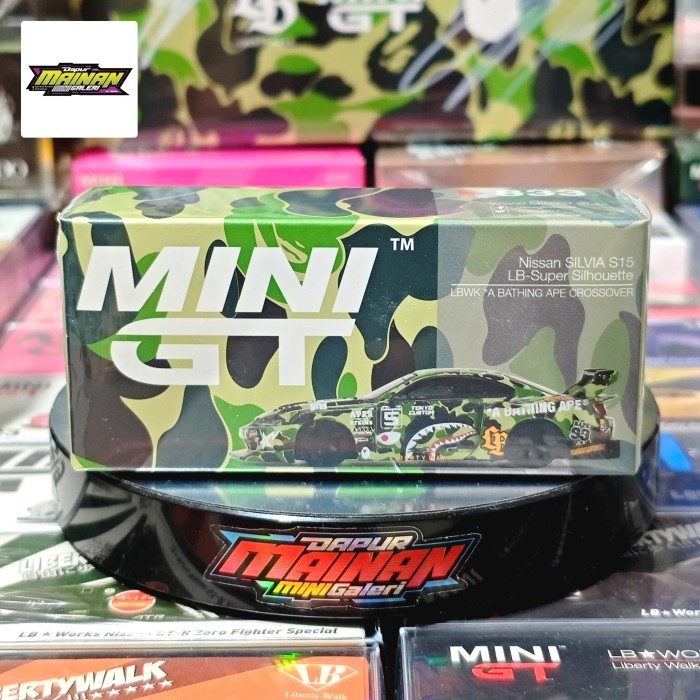 MINI GT 833 LBWK X BAPE BATHING APE NISSAN SILVIA S15 | Shopee Philippines