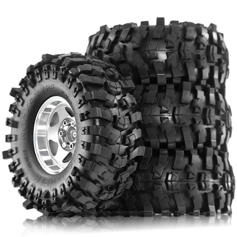 RS Red Spider 1.9 Crawler Tires for TRX4 SCX10 D90 118mm OD 45mm Wide ...