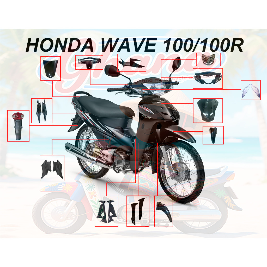 Shop honda wave 100 accessories and parts for Sale on Shopee Philippines