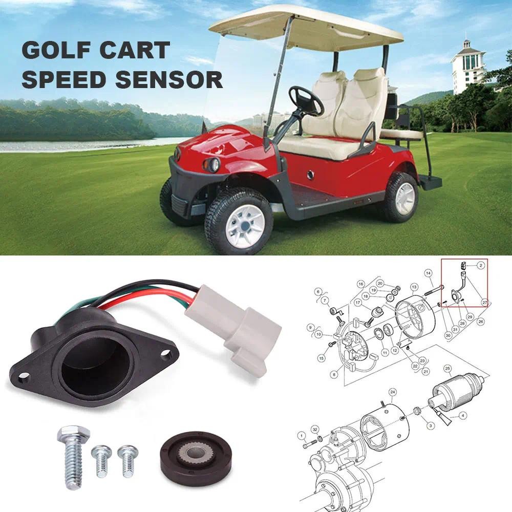OEM # 102704901 New Speed Sensor w/ ADC Motor Triangle Plug For Club ...
