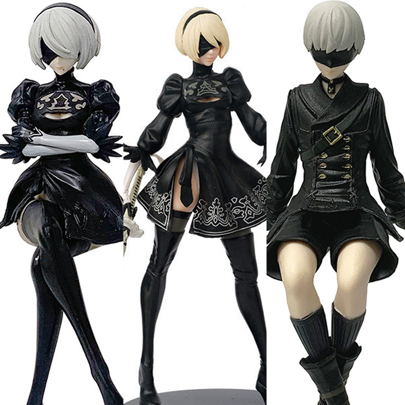 NieR Automata Action Figure YoRHa No.9 Type S YoRHa No. 2 Type B Model ...