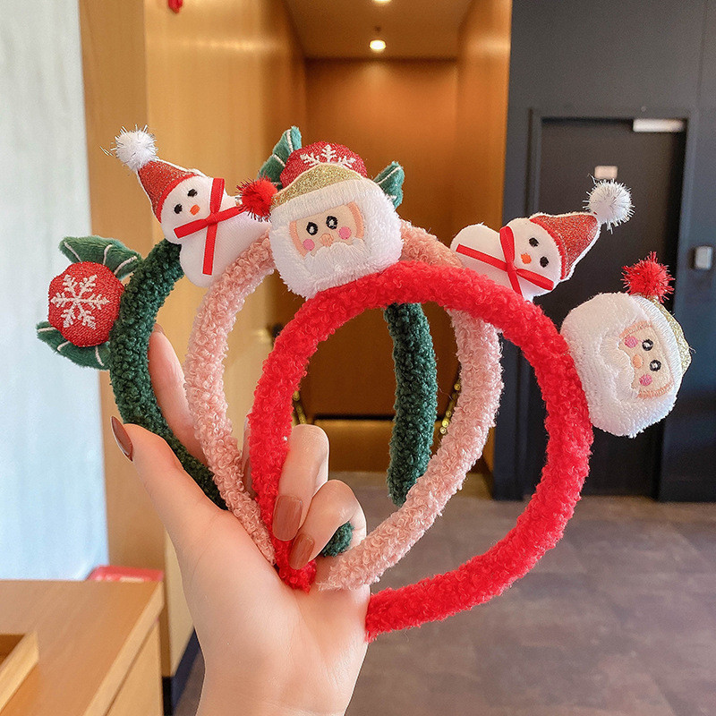 Children's Plush Christmas Snowman Headband New Year decoration Female ...