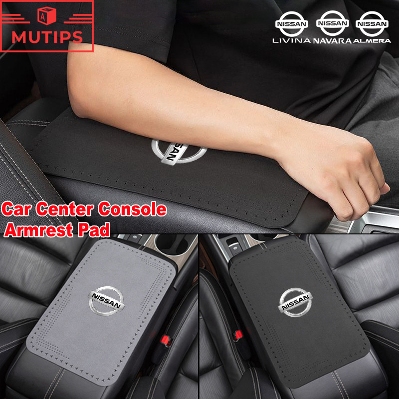 Nissan Car Armrest Pad Center Console Protector Cushion Car Seat Arm ...