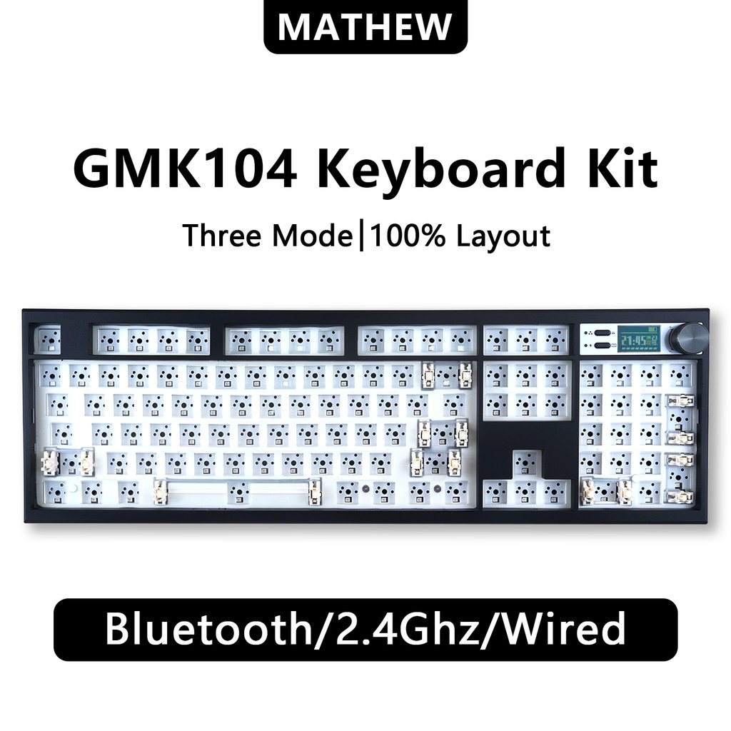 【PH STOCK】GMK104 3mode Wireless Mechanical Keyboard Kit with Screen ...