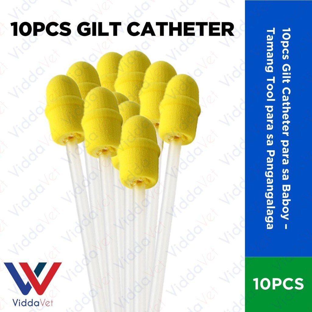 Easy to Use 10-Pack Gilt Catheters for Pigs AI insemination para sa ...