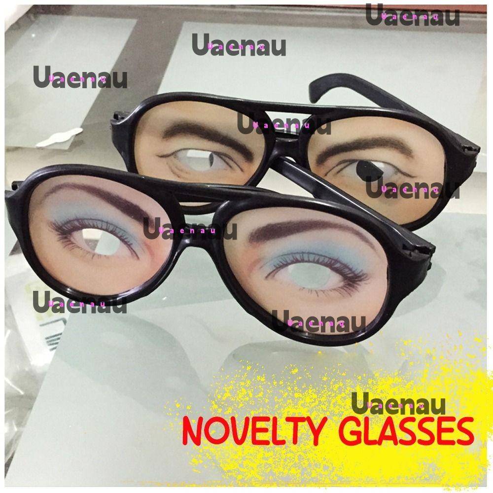 UAENAU Novelty Glasses, Performance Props Photo Booth Props Funny ...