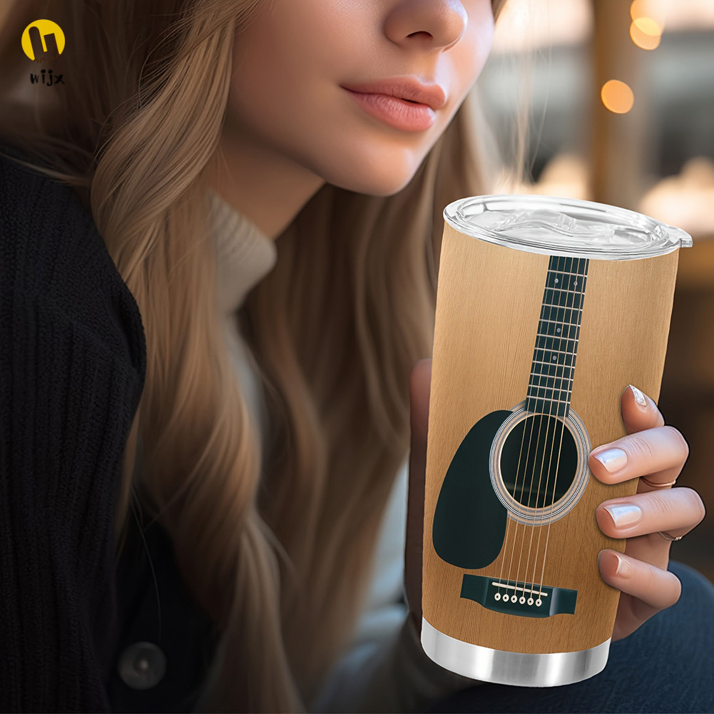 Acoustic Guitar Tumblers Present Vacuum Insulated Car Cup Present For ...