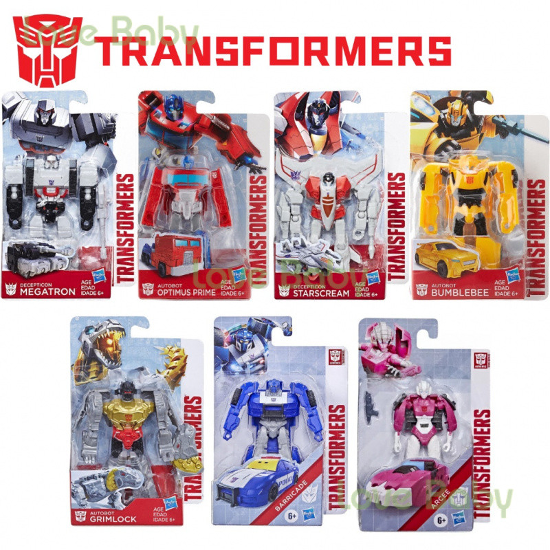 Hasbro Transformers Storm Series Optimus Prime Bumblebee Megatron Steel ...