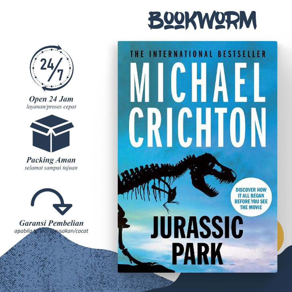Jurassic Park by Michael Crichton (English) | Shopee Philippines