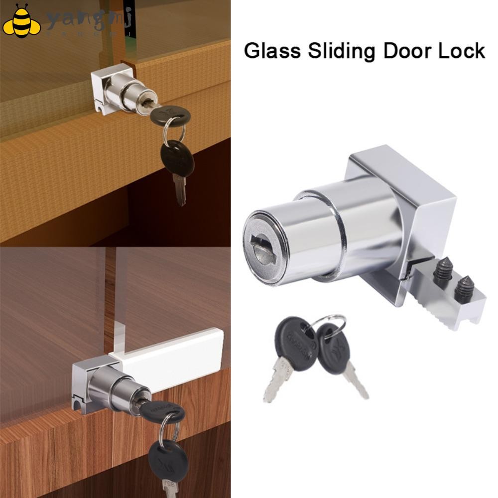 YANGMJ Display Lock, Zinc Alloy Security Glass Door Lock, Furniture ...